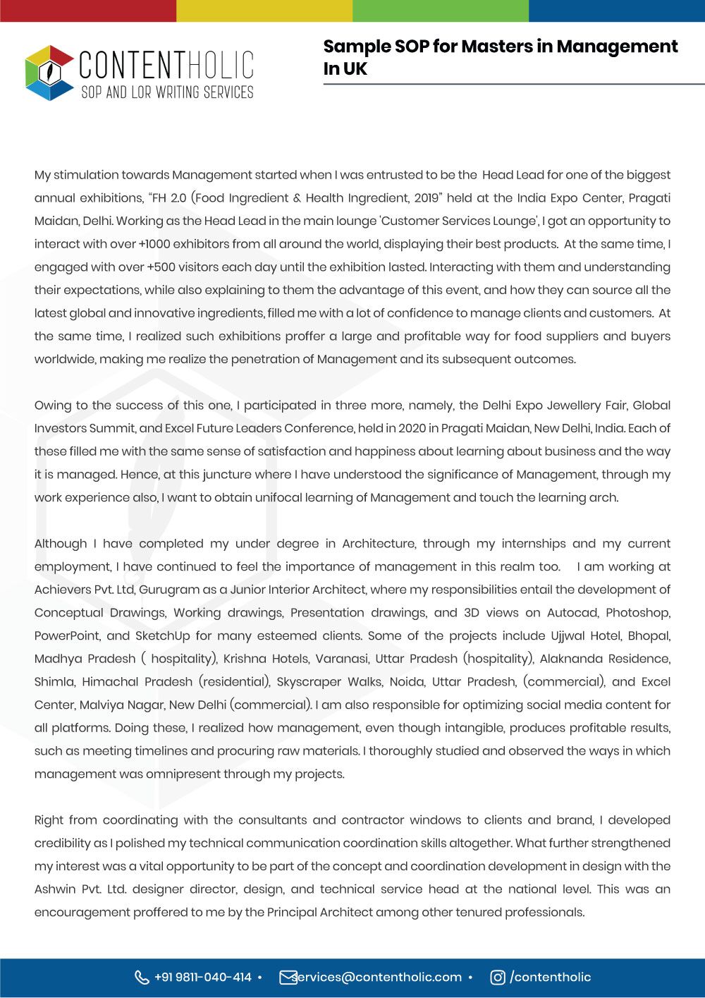 SOP Samples, formats for the UK Universities and Visa - 2025