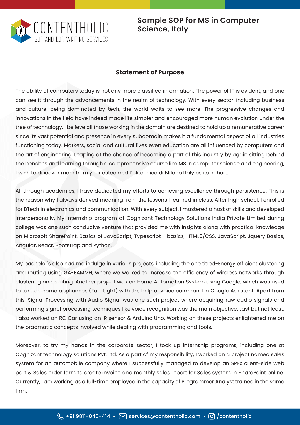 SOP Samples, Formats, Examples, Templates, Free PDF - 2025 - 26