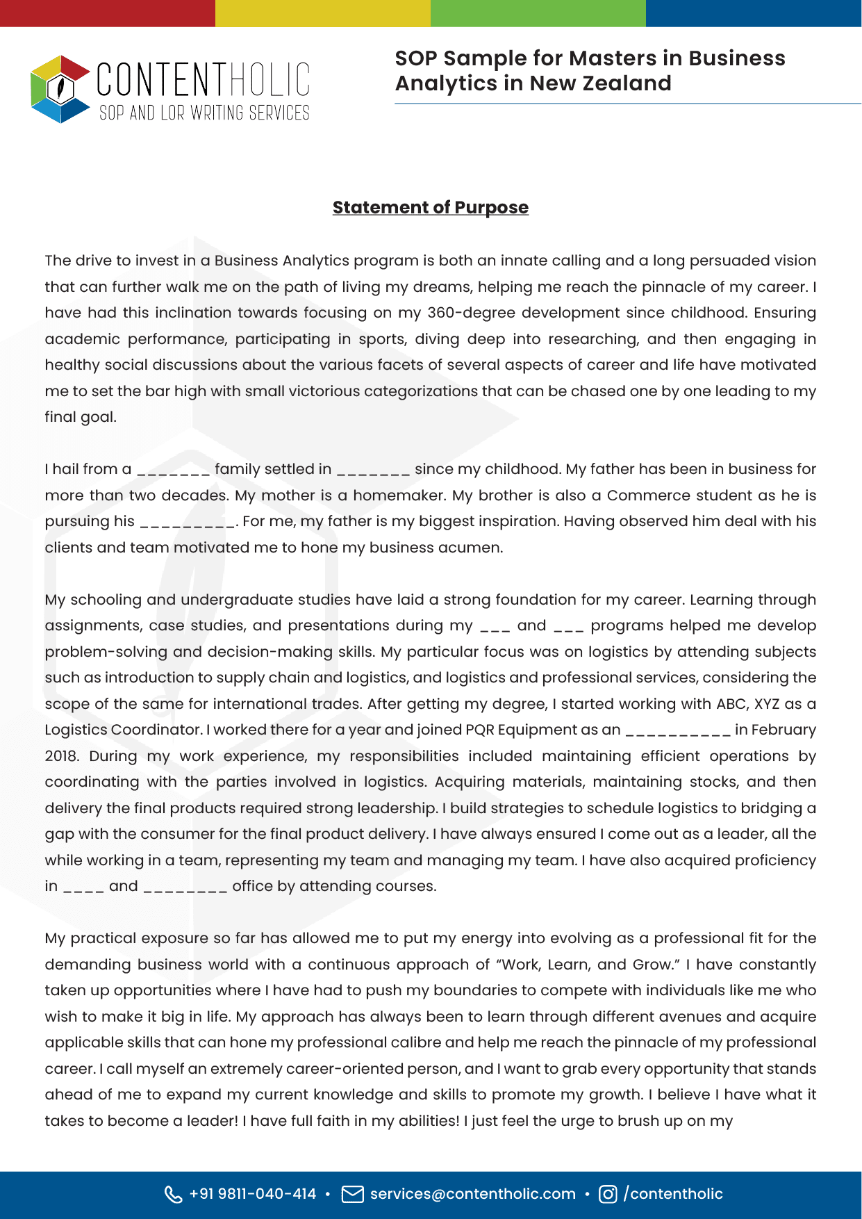 SOP Samples, Formats, Examples, Templates, Free PDF - 2025 - 26